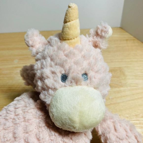 Demdaco | Toys | Demdaco Pink Unicorn Wrattle Textured Lovey Preowned ...